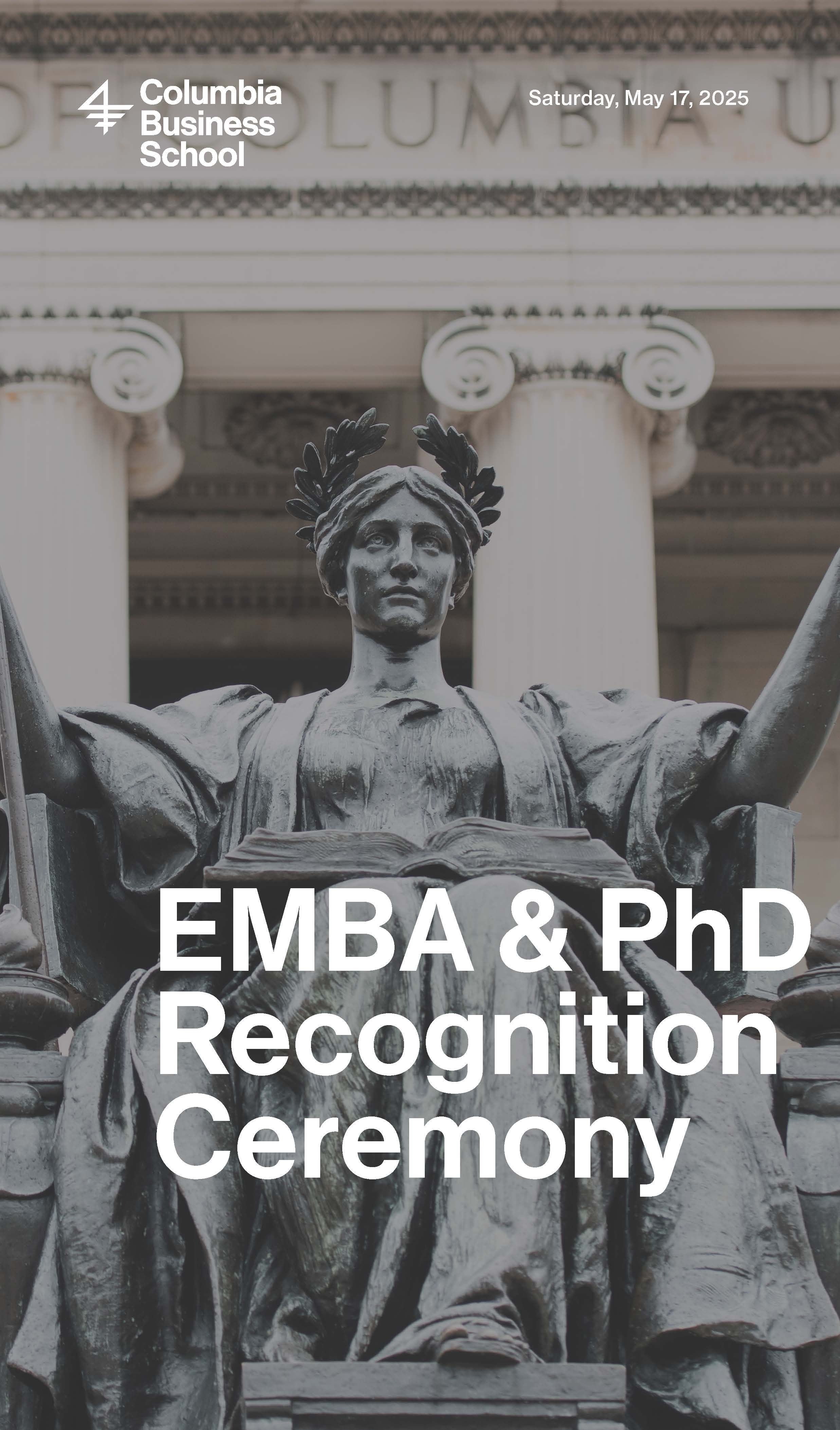 Recognition Ceremony Programs | Students